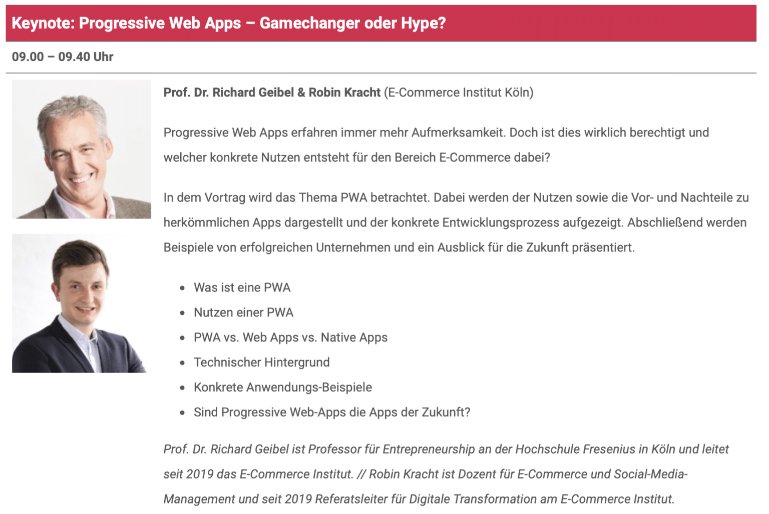 Online Fokus Konferenz Marketing November 2020 - Richard Geibel und ...