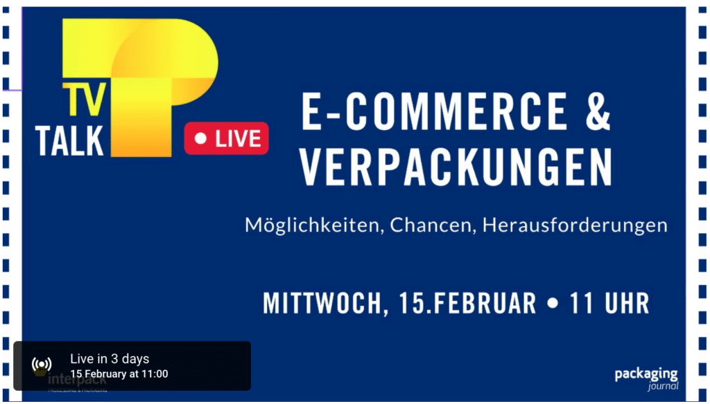 E-commerce and Packaging Live Talk - Event